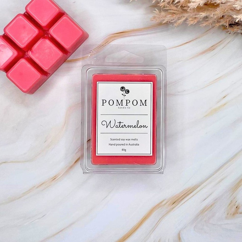 Watermelon Clam Shell - Wax Melt – PomPom candle co